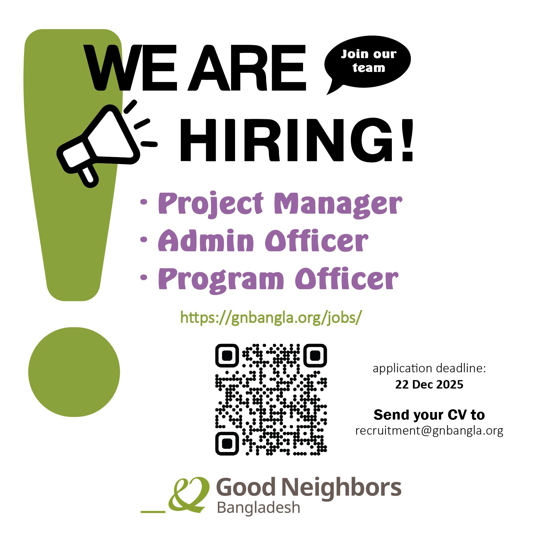 Program Officer - Good Neighbors Bangladesh